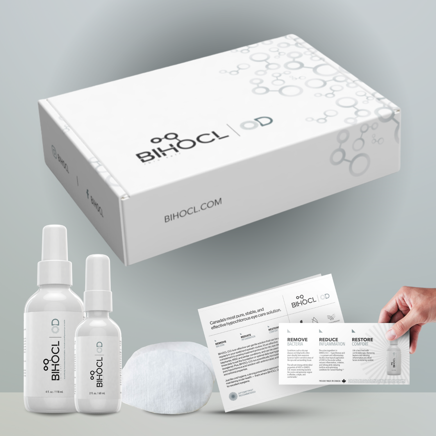 BIHOCL O.D. Sample Box | Pure hypochlorous for optimal daily eyegiene ...